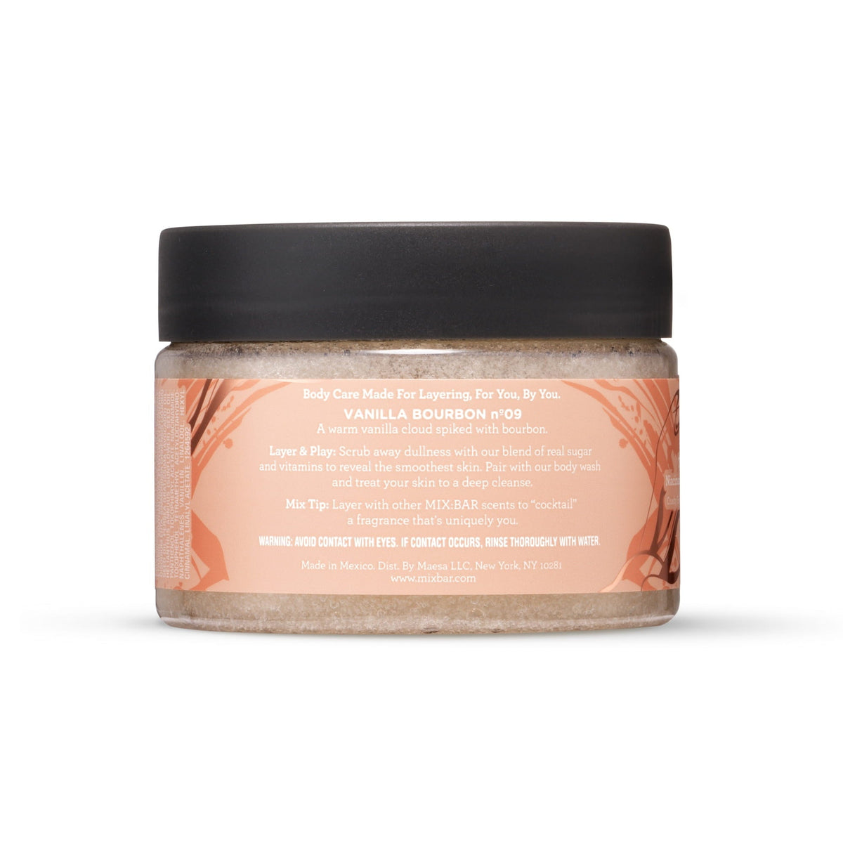 Vanilla Bourbon Sugary Body Scrub – Mix:Bar