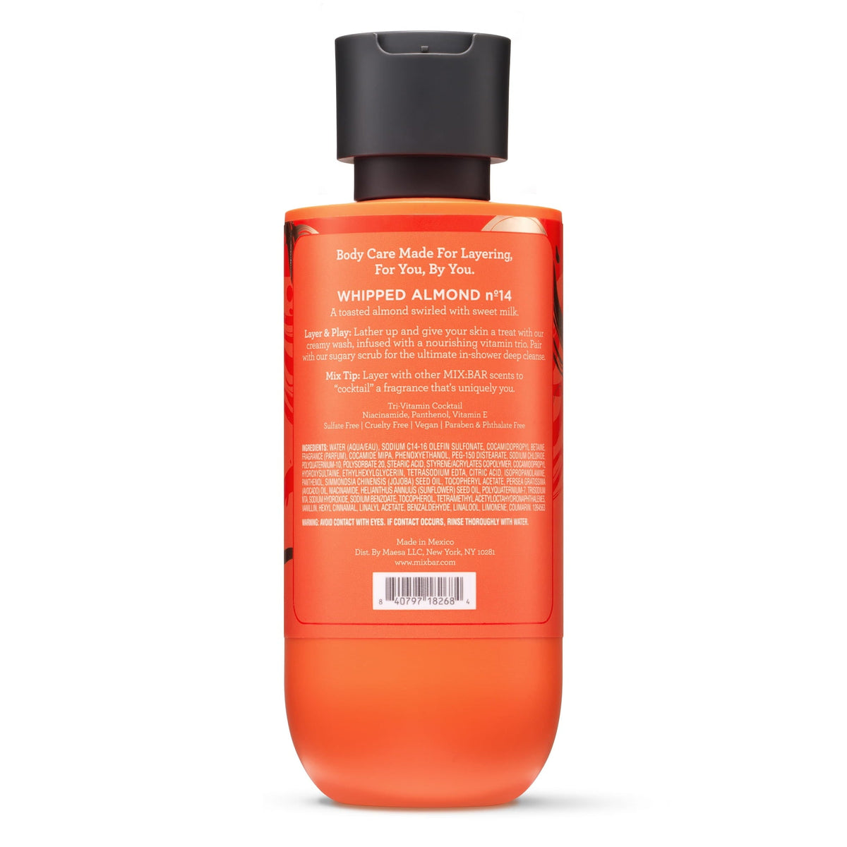 Whipped Almond Body Wash – Mix:Bar